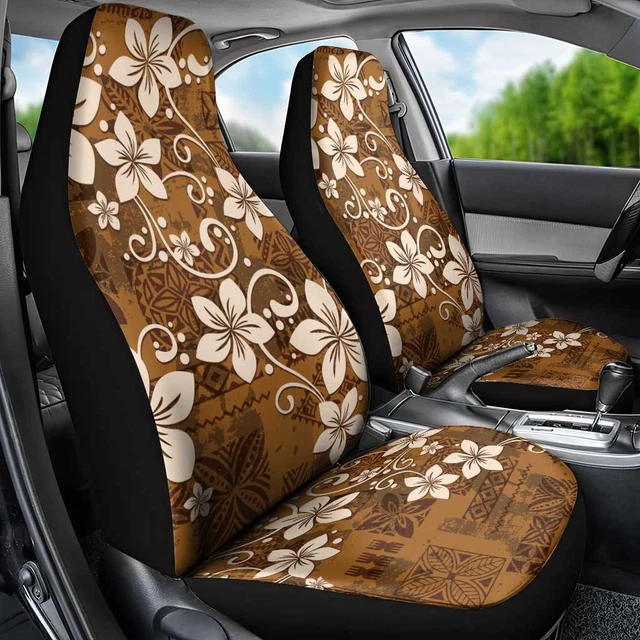 NEW ZEALAND AOTEAROA Car Seat Cover Maori Harakeke Weaving Pattern Red ...