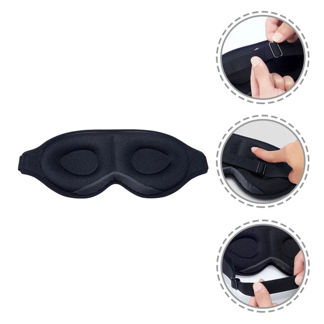 MEMORY SPONGE EYE Mask Travel Black Out Sleep Sleeping Blindfold $19.99 ...