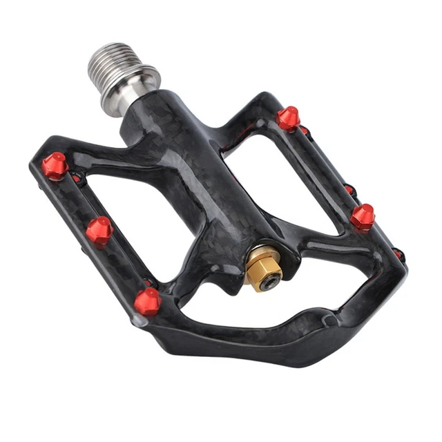 CARBON FIBER ROAD Bike Pedals 180g for Better Load Bearing and Comfort ...