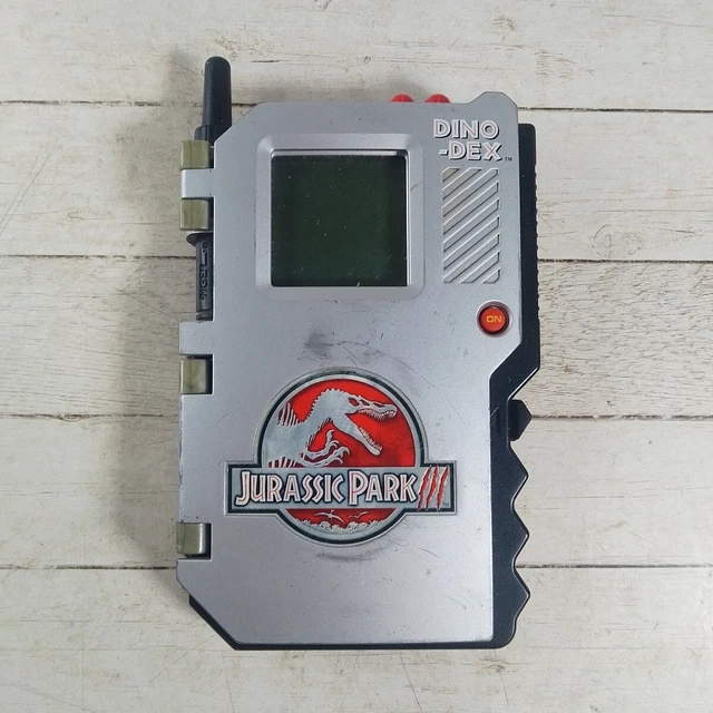 JURASSIC PARK III Dino-Dex Handheld LCD Game Tiger Electronics 2001 ...