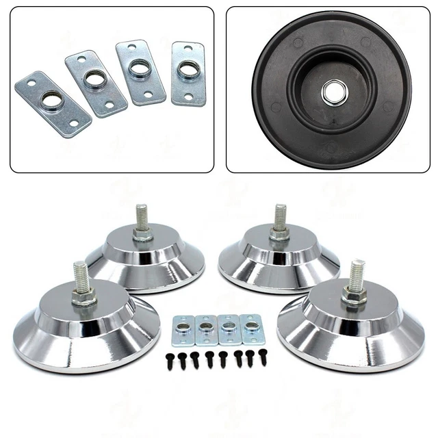 BILLIARD POOL TABLE Leg Leveling Risers Heavy Duty Adjustable Set of 4 ...