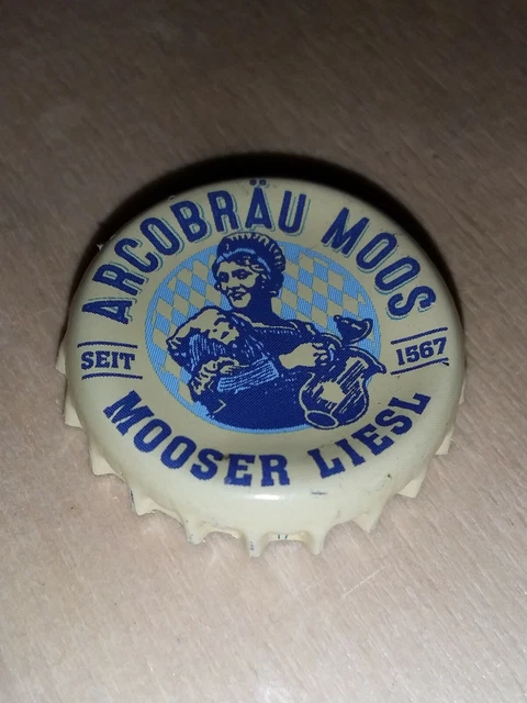 1X KRONKORKEN ARCOBRÄU Moos Mooser Liesl Seit 1567 Beige jeder KK nur 1 ...