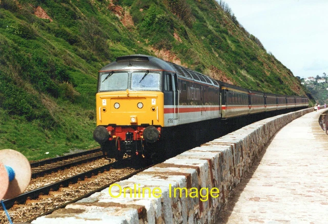RAILWAY PHOTO 6X4 Class 47 47819 Intercity Passenger Train Teignmouth ...