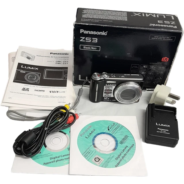 PANASONIC LUMIX DHC-ZS3 fotocamera compatta - testata EUR 9,34 ...