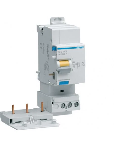 BLOC DIFFÉRENTIEL 3P 40A 30mA type AC HAGER BDC340F EUR 164,98 - PicClick FR