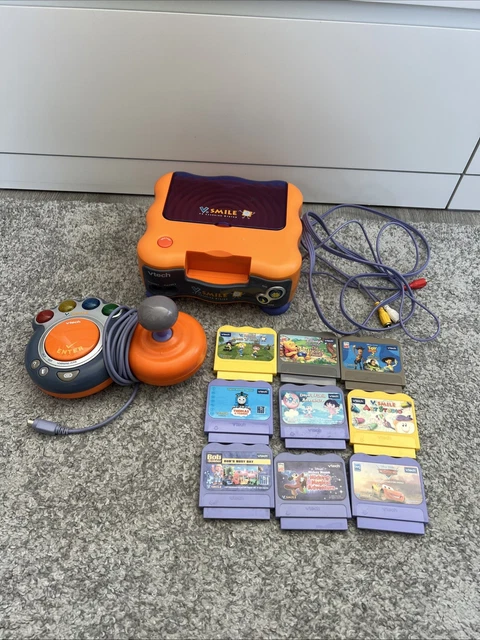 VTECH V SMILE Kids System Console With Joystick & 9 Games £48.55 ...