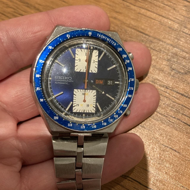 SEIKO 5 SPORTS Speed-Timer, Chrono, June 1975 Vintage Man's, 6138-0030 ...