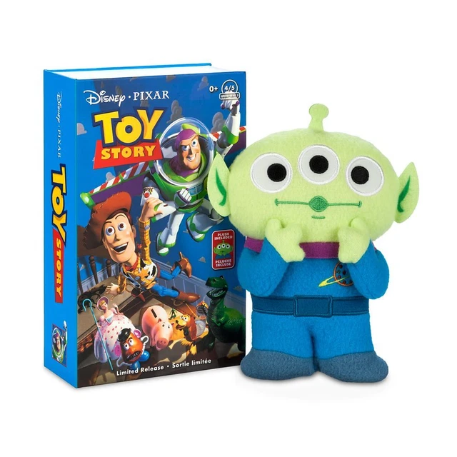 DISNEY STORE TOY Story Alien VHS Stuffed Plush Toy Doll 8'' Limited ...