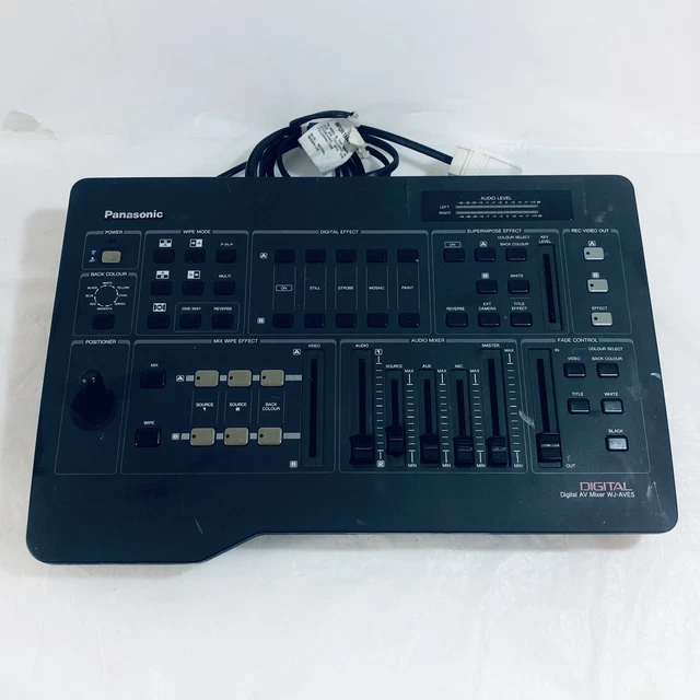 VINTAGE PANASONIC DIGITAL AV Mixer Model WJ-AVE5 Mixing Board ...