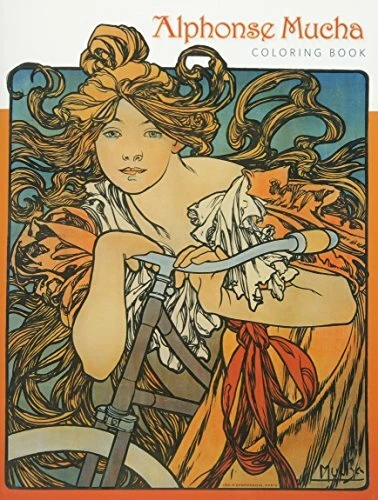ALPHONSE MUCHA COLOURING Book (Pomeganate Colouring Book). s 9780764958311