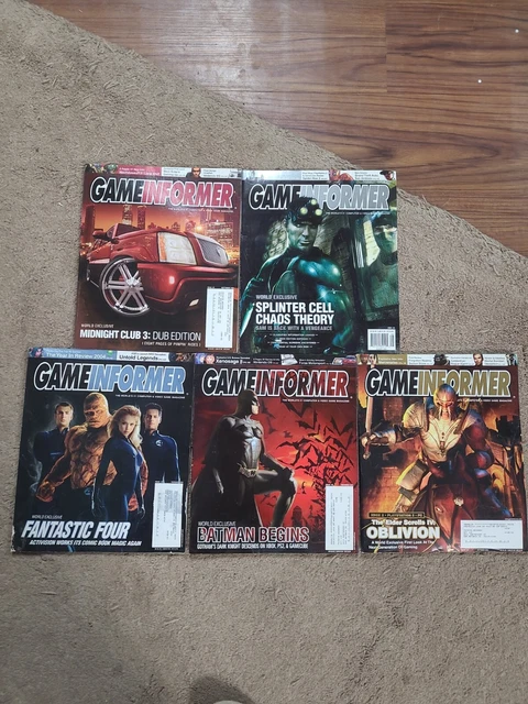 LOT OF 5 Game Informer Magazine 136 137 138 140 142 $14.25 - PicClick