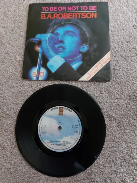 B.A. ROBERTSON - To Be Or Not To Be/Lauguage Of Love/Hot Shot EUR 1,17 ...