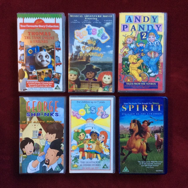 VINTAGE YOUNG CHILDREN’S Classic VHS Video Bundle X6 in Very Good ...