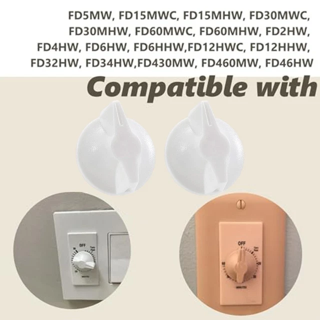 LIGHT ALMOND TIMER Switch Knobs Set of 6 for FD5MW FD15MWC FD60MHW ...