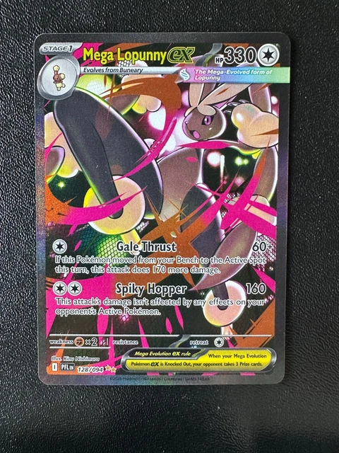 POKEMON TCG - Phantasmal Flames - Mega Lopunny Ex 128/094 £21.48 ...