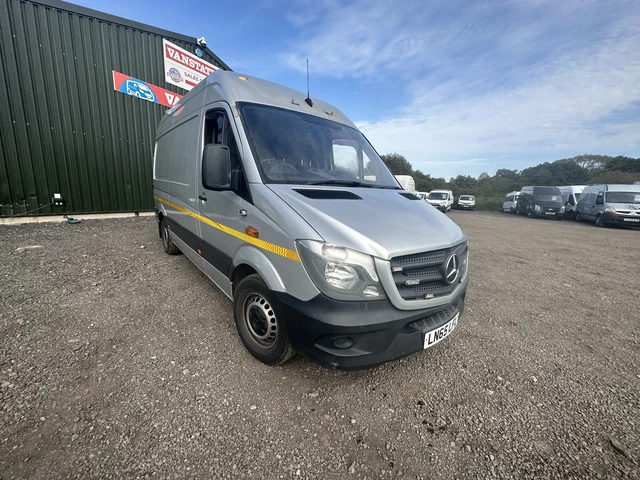 65 PLATE MERCEDES-BENZ Sprinter 313 CDI MWB High Roof Panel Van Starts ...