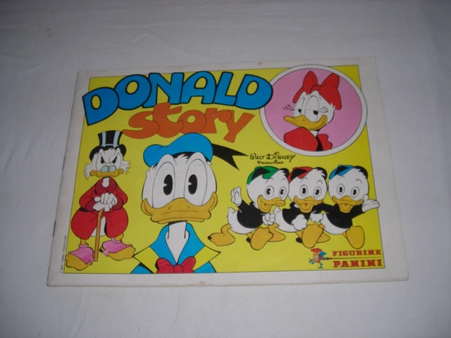 ALBUM DONALD STORY Walt Disney Panini completo ediz 1983 RARO OTTIMO ...