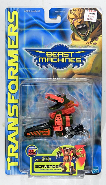 HASBRO TRANSFORMERS BEAST Wars Machines Evil Vehicon Scavenger MOC joli ...