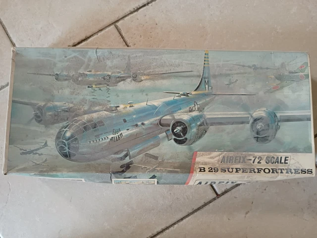 MAQUETTE D'AVION B29 Superforteress Airfix 72 Scale Ancienne Neuve Annee 70 EUR 32,50 - PicClick FR