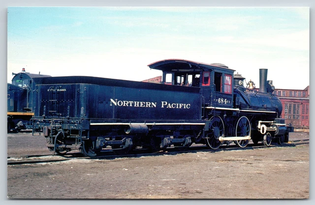 TRANSPORT~VETERAN NORTHERN PACIFIC 440 Locomotive Train~Spokane WA ...