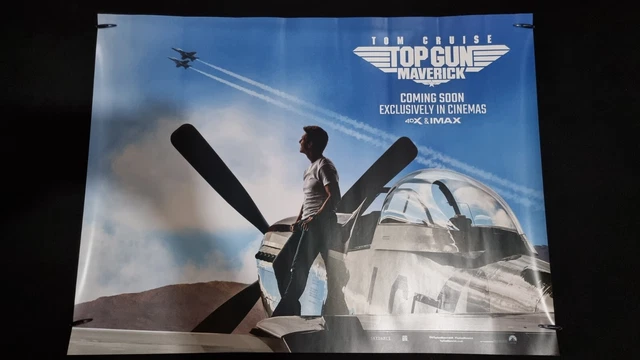 TOP GUN MAVERICK - Original Cinema UK Quad Poster - 2022 EUR 81,99 ...