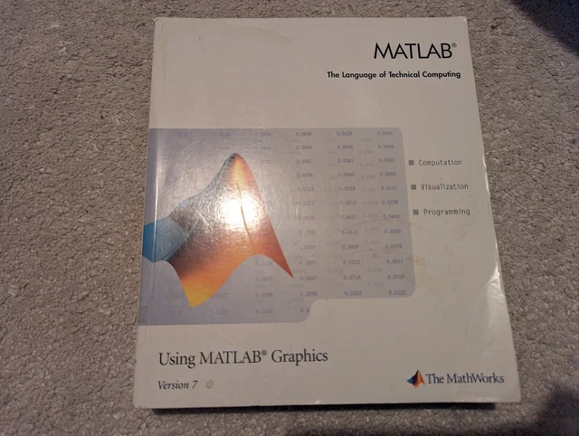 USING MATLAB GRAPHICS (Version 7) - Mathworks £5.00 - PicClick UK
