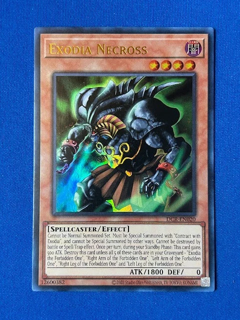 YU-GI-OH TCG EXODIA Necross DCR-EN020 - NM - Dark Crisis 25th ...