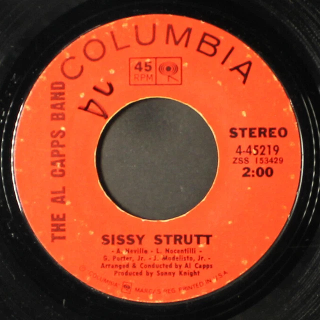 AL CAPS BAND: Sissy Strebt/Odyssey Park Rock COLUMBIA 7" Single 45 U ...