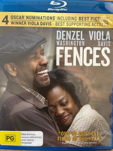 FENCES (2016) - BLURAY Denzel Washington Viola Davis AS NEW! $9.50 - PicClick AU