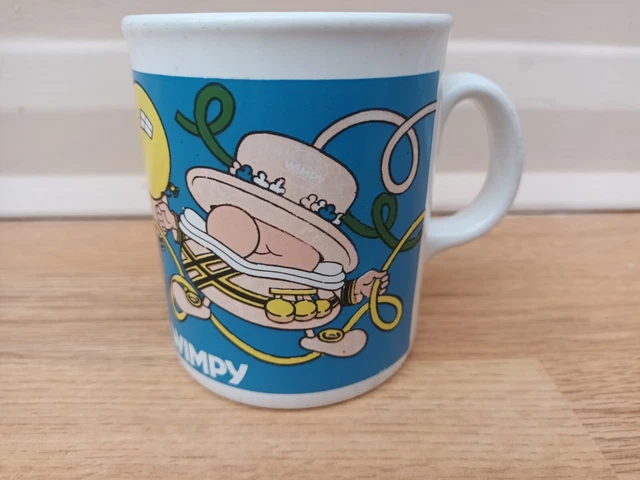 VTG MR WIMPY Beefeater 1989 mug £12.99 - PicClick UK