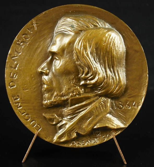 MEDAL 1976 EUGENE Delacroix S Eugene Préault Emile Fox Hands ...