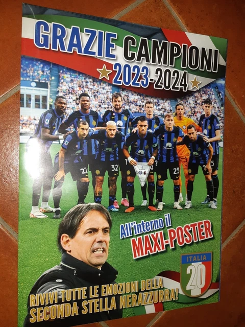 MAGAZINE FC INTER Merci Campioni D'Italie 2023/2024 Avec Maxi Affiches ...
