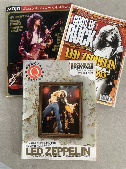 LED ZEPPELIN THE Best Vintage Magazines Rare Photos Q. Uncut. Mojo. EUR ...