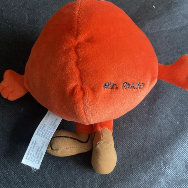 FISHER-PRICE MR MEN Mr Rude Soft Plush Beanie Toy 2008. 16cm Tall £8.64 ...