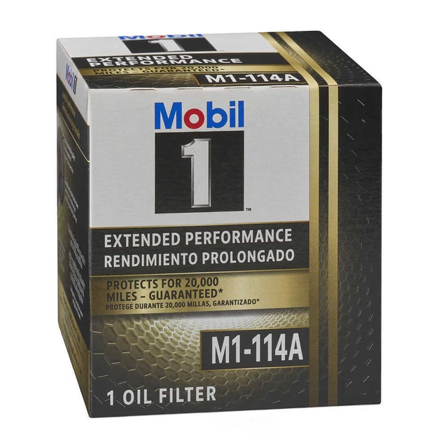 NOS ENGINE OIL Filter Genuine Mobil 1 #M1-114A -FI, Turbo Made in the ...