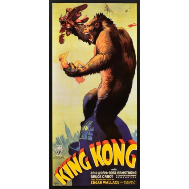 AFFICHE KING KONG Fay Wray Armstrong Bruce Cabot Ernest Schoedsack ...