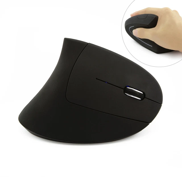 2.4GHZ ERGONOMIC VERTICAL Mouse Wireless Optical Mouse Mice with USB ...