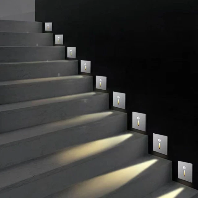 LUCE PER SCALE LED da incasso luce sensore intelligente lampada da ...