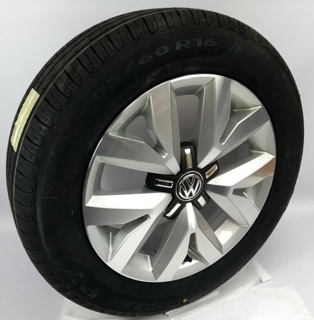SET OF FOUR Genuine Vw Touran 5T 16” Brighton Alloy Wheels + Pirelli ...