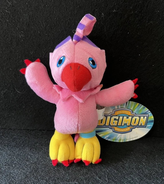 TOEI ANIMATION DIGIMON Biyomon Akiyo-shi Hongo Plush Peluche 1999 NEW ...