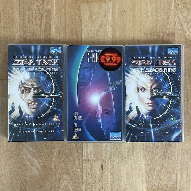 STAR TREK VHS Lot x 3 - Star Trek Generations Film & Deep Space Nine ...