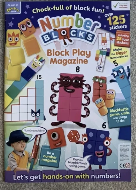 CBEEBIES NUMBERBLOCKS BLOCK Play Magazine - Nuovo da CBeebies - Blocchi ...