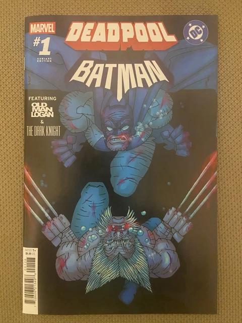 MARVEL/DC DEADPOOL/BATMAN #1 1:50 Frank Miller Variant 2025 New £22.50 ...