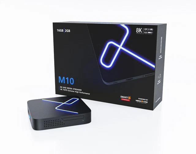 MEDIALINK M10 ULTRA 8K 4K UHD Android 5G Dual WiFi IP TV Box Media ...