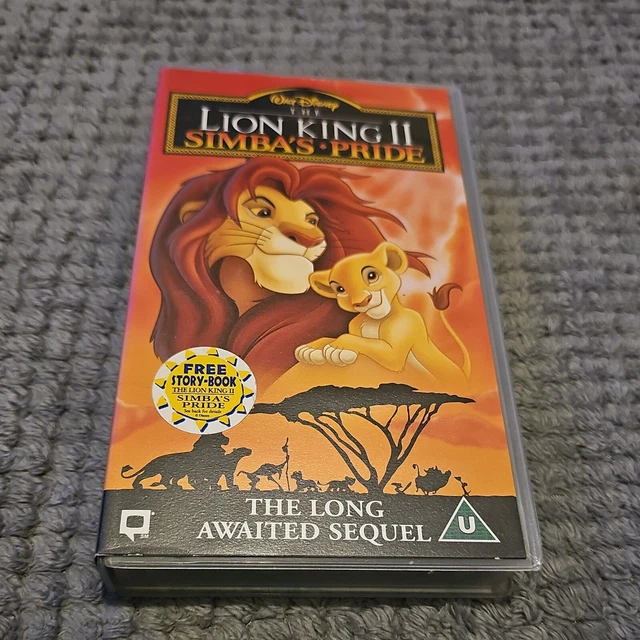 WALT DISNEY - The Lion King 2 - Simba's Pride - Video - VHS Tape £4.36 ...