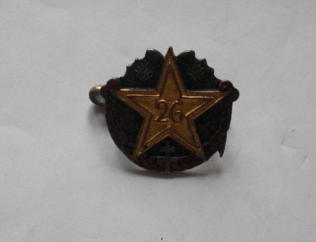 INSIGNE : 26ÈME RÉGIMENT D'INFANTERIE - EUR 90,00 - PicClick FR