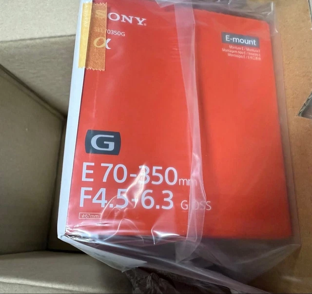 SONY E 70-350MM F4.5-6.3 G OSS SEL70350G APS-C Lens New Sealed £611.14 ...