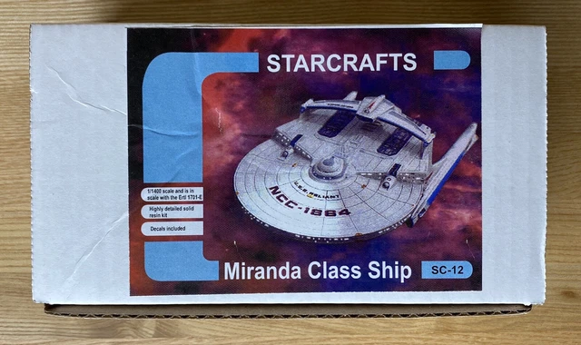 STAR TREK : Miranda Class USS Reliant 1:1400 Scale Model Kit by ...