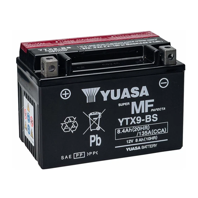 BATTERIE YUASA YTX9-BS 12V 8Ah 135CCA X Moto Activé GIA ' Prêt EUR 58 ...