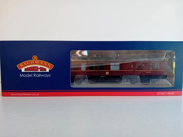 BACHMANN LMS 50FT Inspection Saloon LMS Crimson Lake Black Ends 39-780 ...